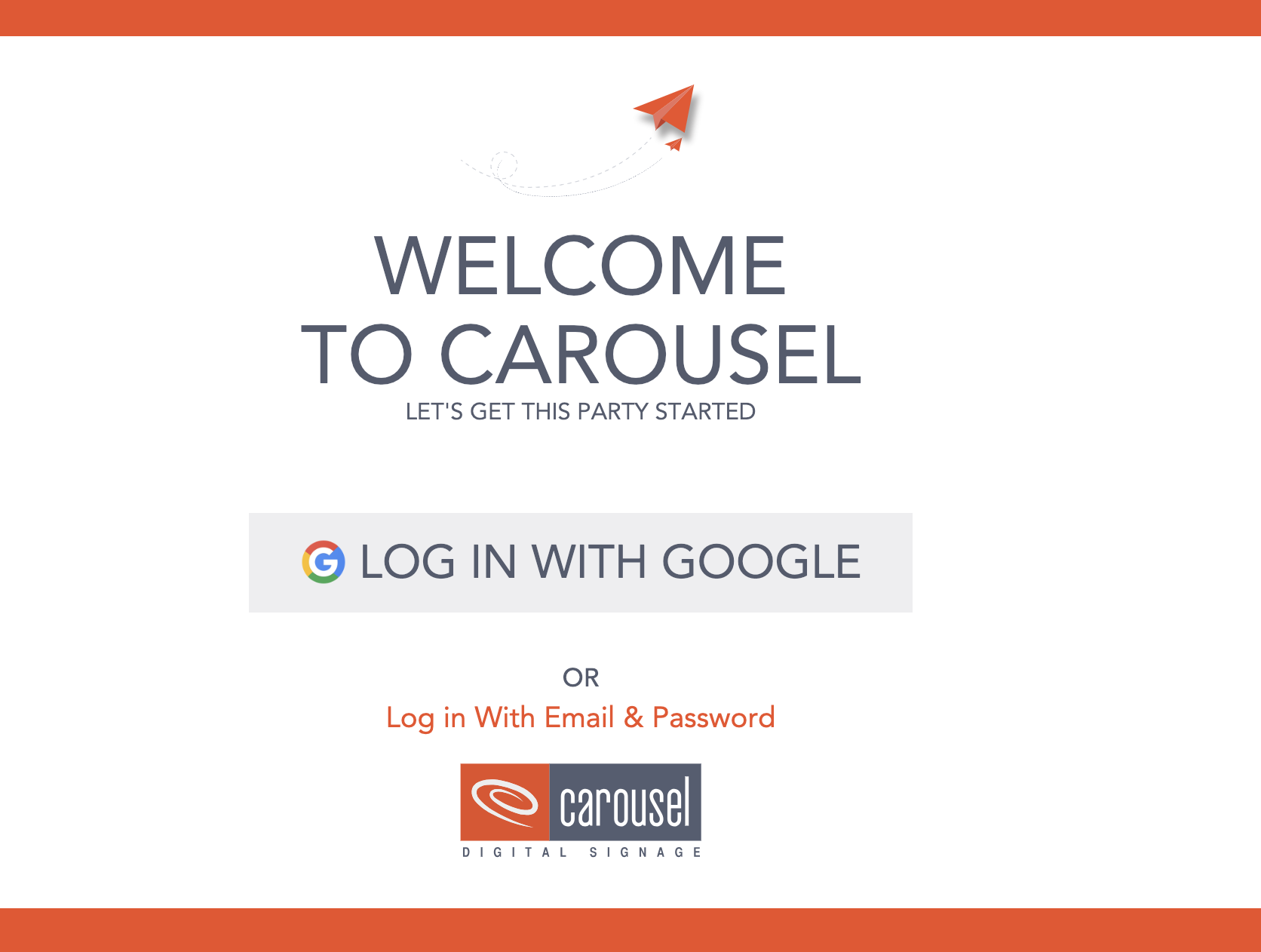 Carousel Digital Signage - User Management : Single Sign On with SAML 2.0